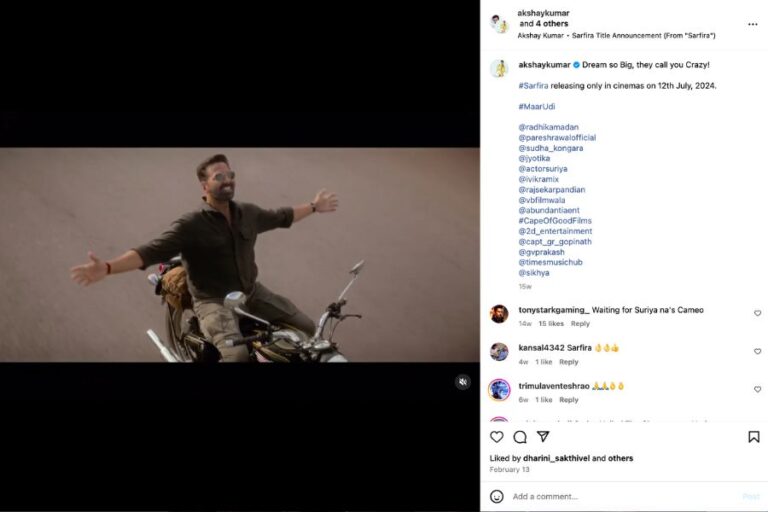 Akshay Kumar and Radhika Madan's Rooftop Dance for Goes Viral"
