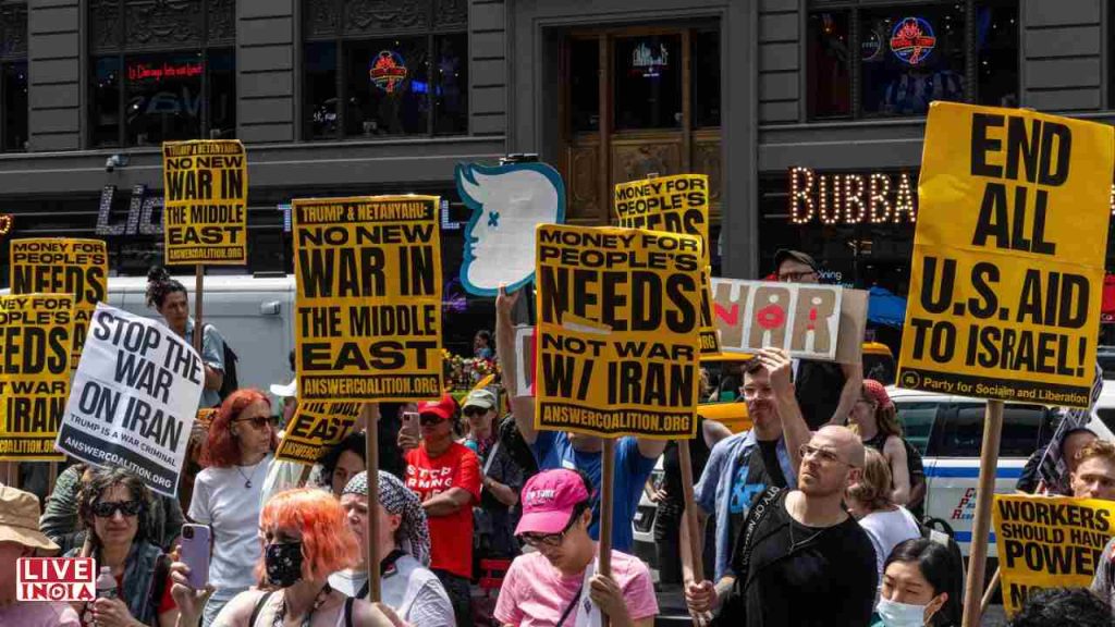 Anti-War Protests Erupt in New York Over US Strikes on Iran’s Nuclear ...