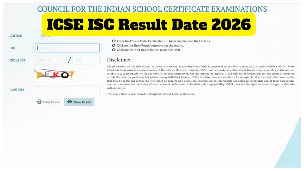ICSE 2026 Result Date : Step-by-Step Guide to Access